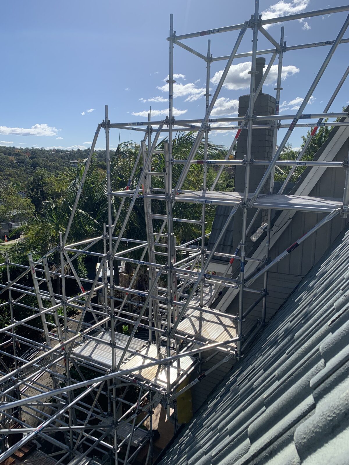 East Killara Sydney | Aluminium Scaffolding for High-Pitched Roof by ...
